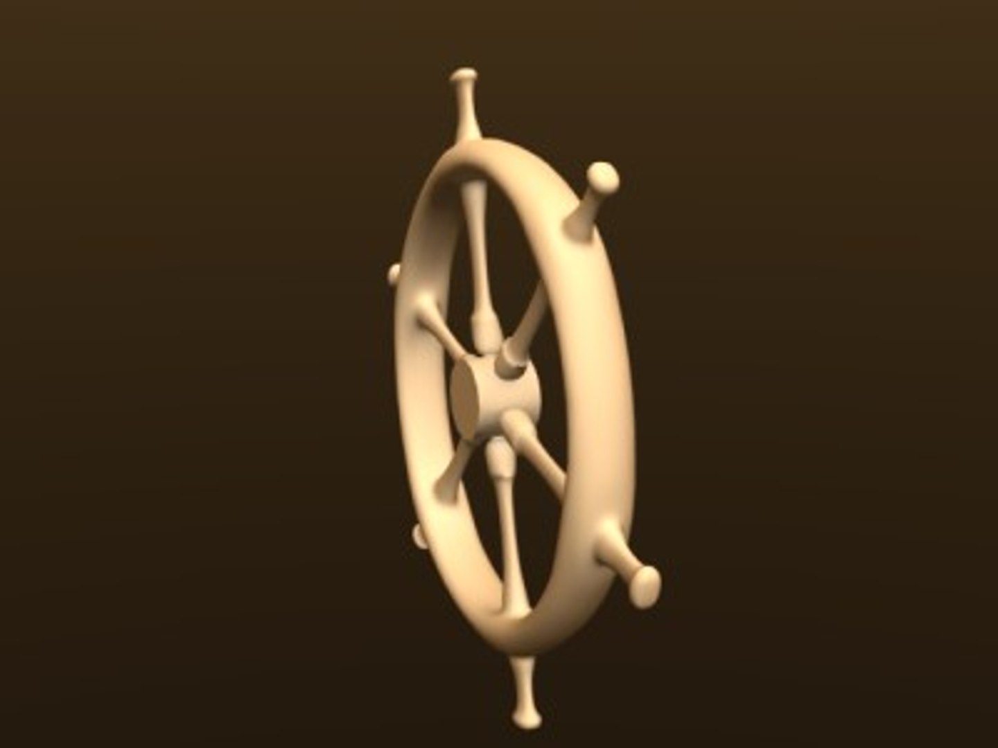 Rudder Pirates Ship 3d Model