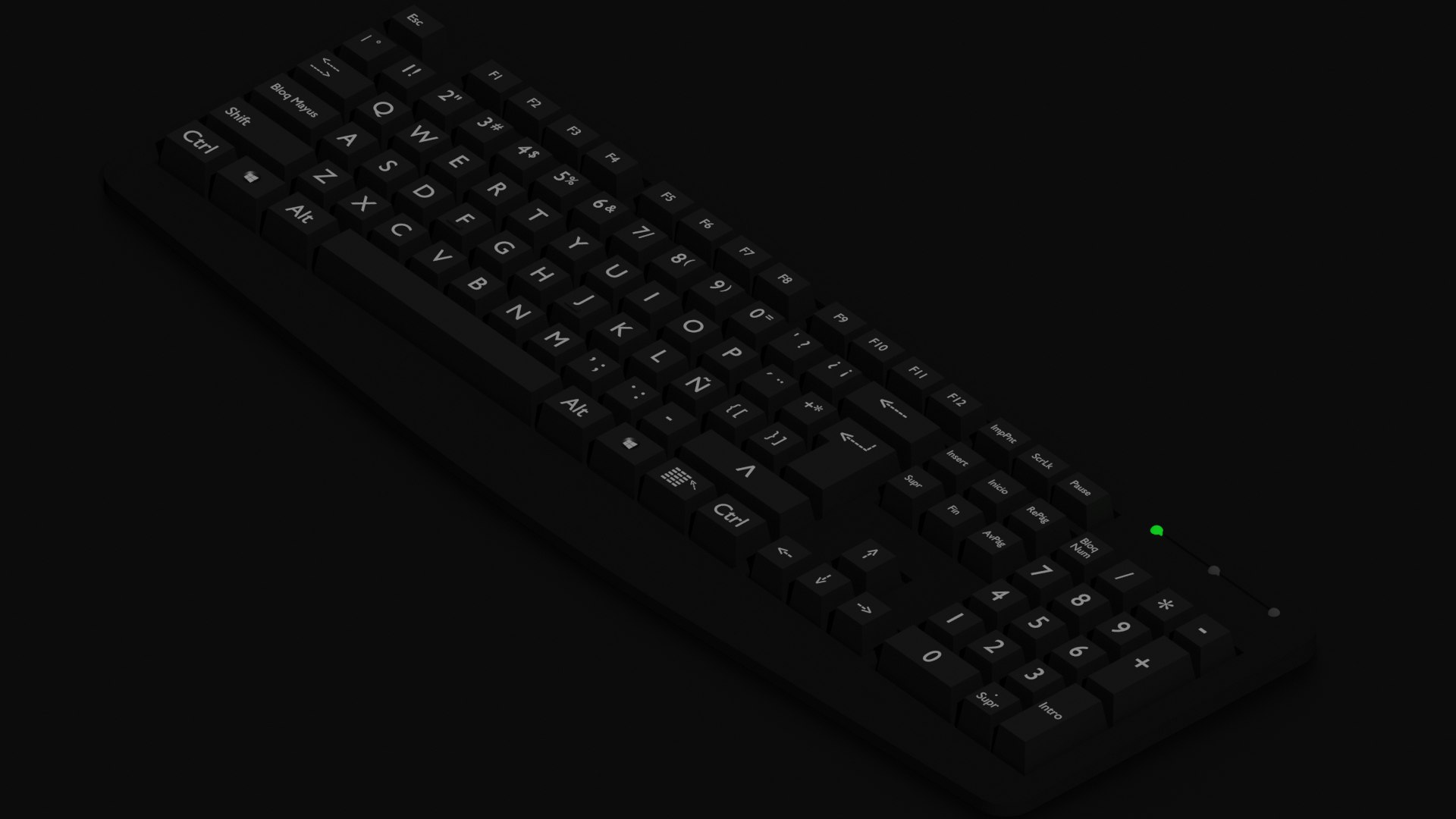 RGB Keyboard 3D Model - TurboSquid 1974185