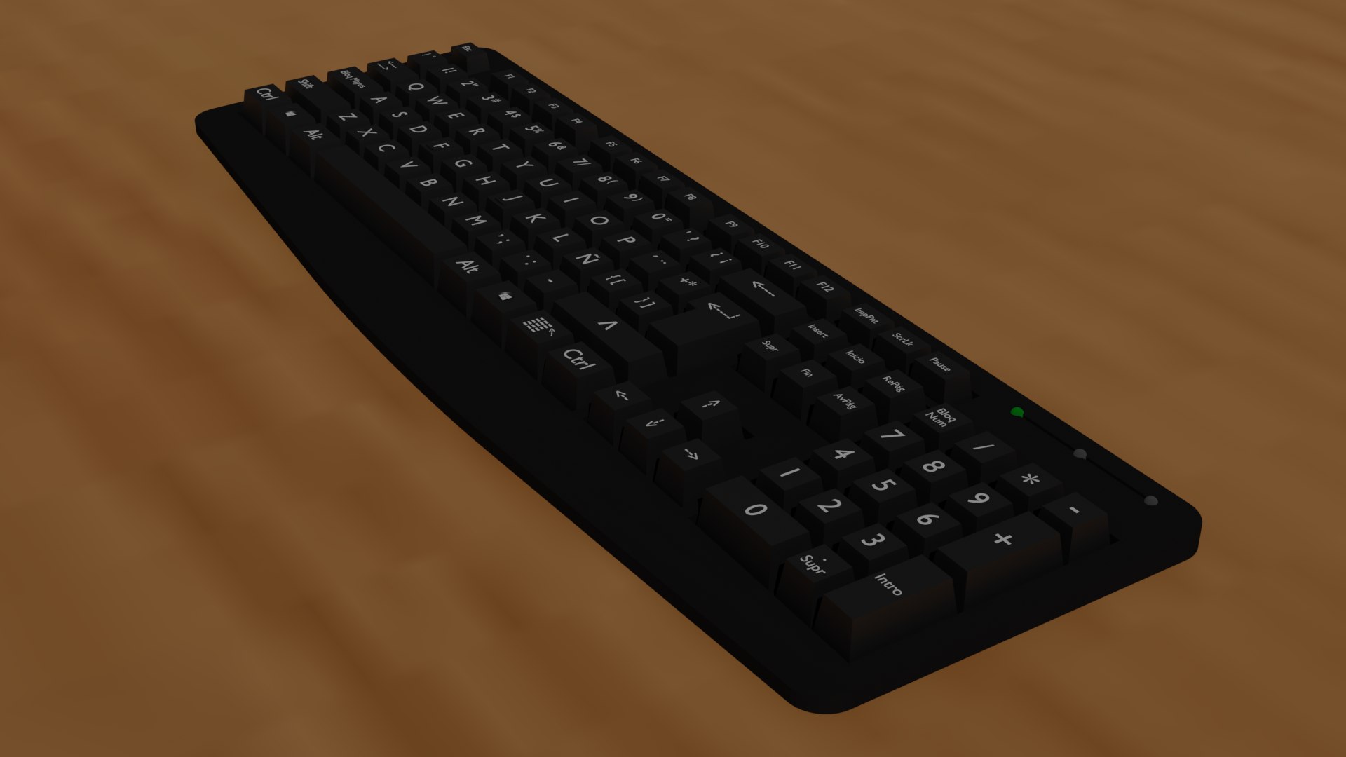 RGB Keyboard 3D Model - TurboSquid 1974185