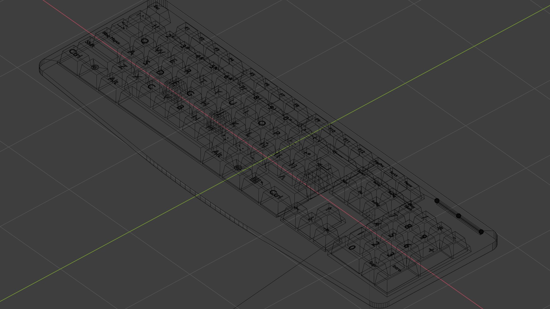 RGB Keyboard 3D Model - TurboSquid 1974185