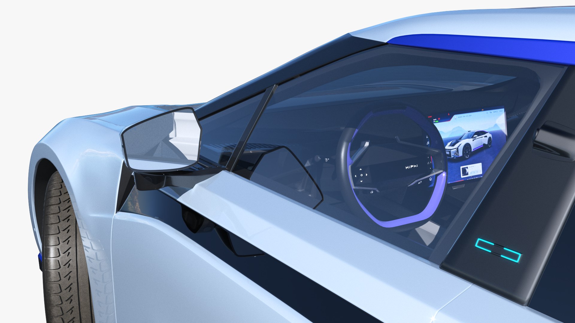 2023 HiPhi Z EV With Interior 3D - TurboSquid 2139525