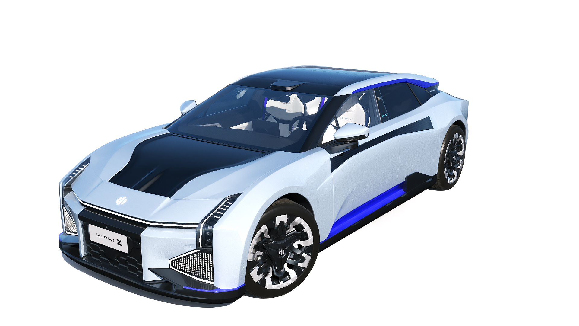2023 HiPhi Z EV With Interior 3D - TurboSquid 2139525