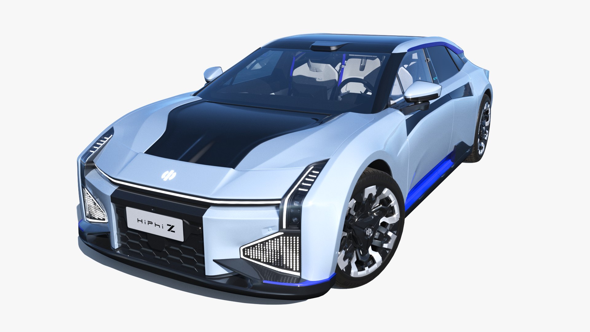 2023 HiPhi Z EV With Interior 3D - TurboSquid 2139525