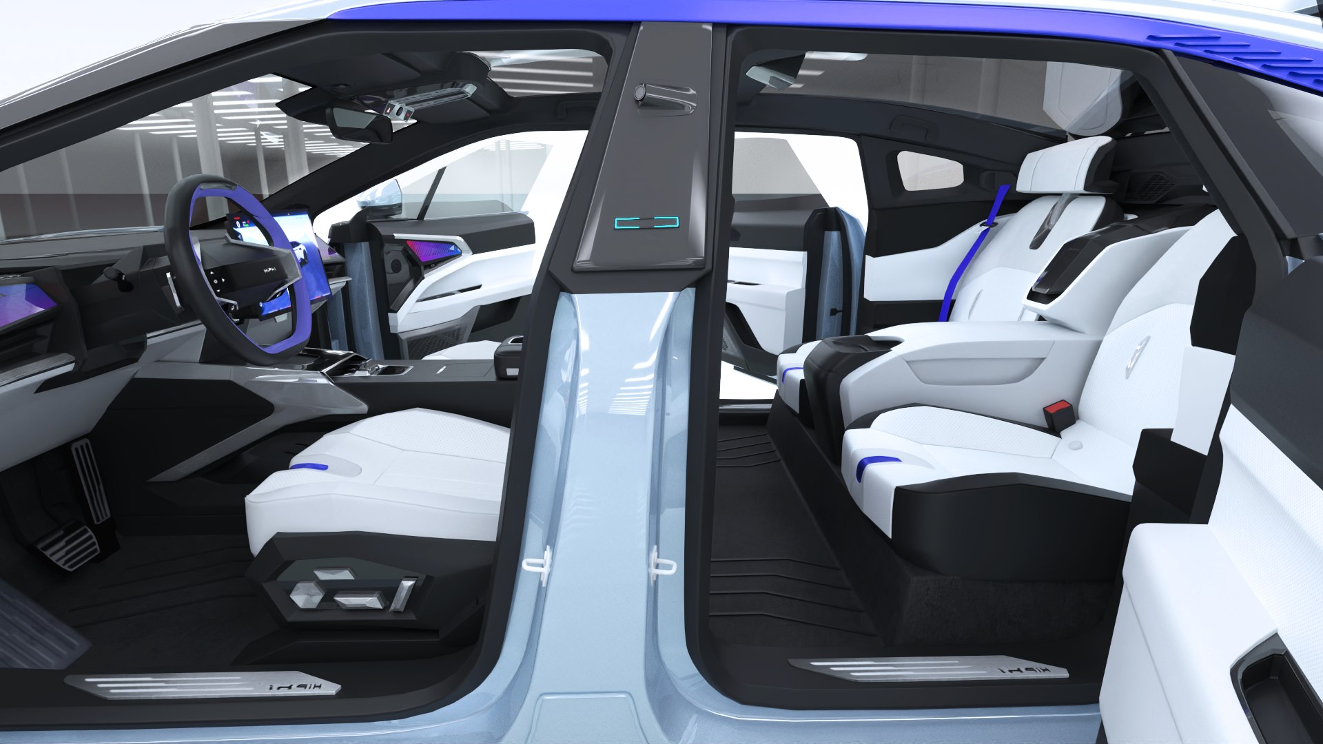 2023 HiPhi Z EV With Interior 3D - TurboSquid 2139525
