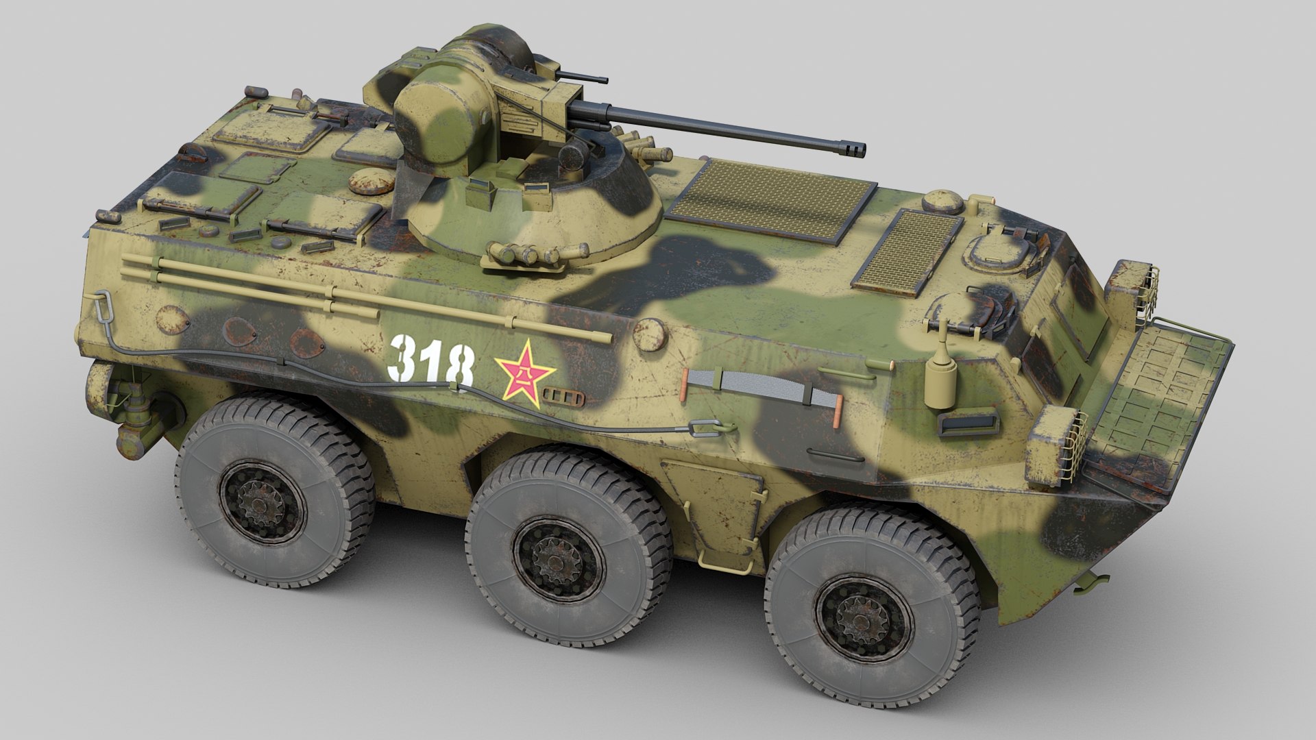 3D Chinese Zsl 92 Model - TurboSquid 1609897
