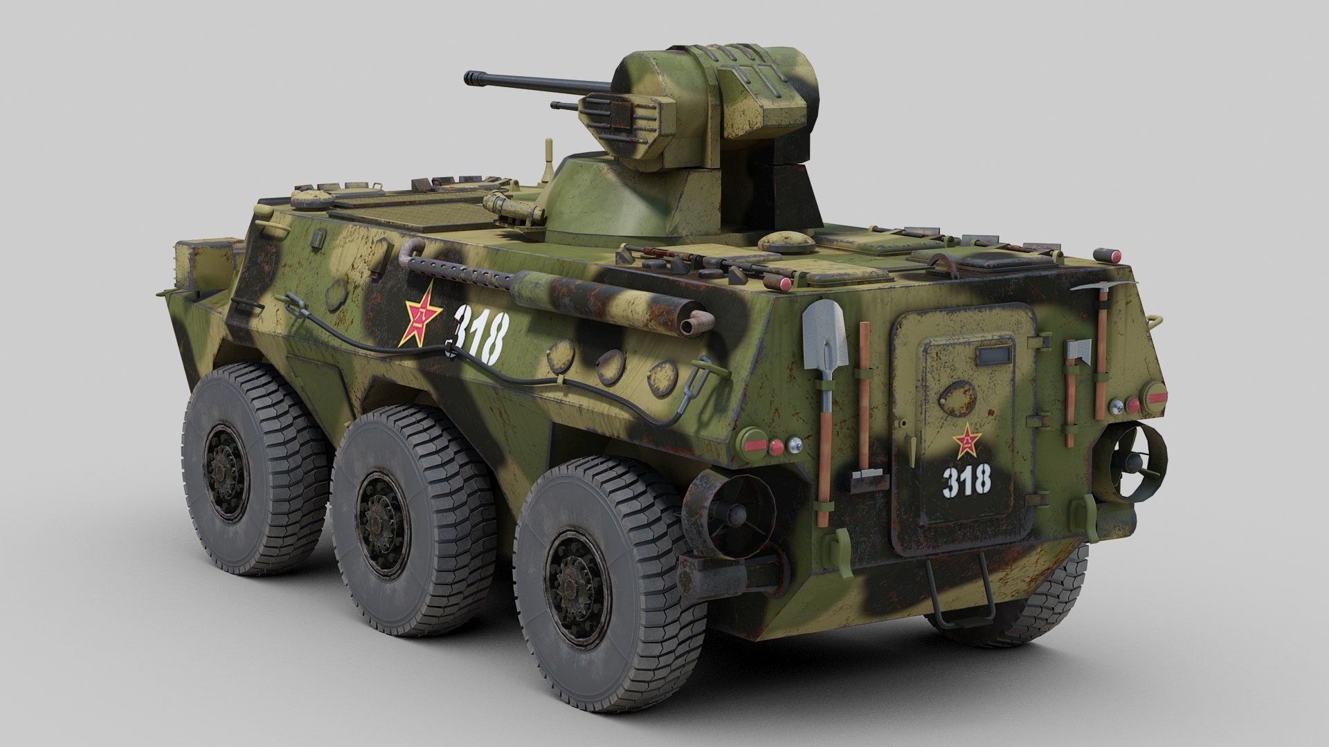 3D Chinese Zsl 92 Model - TurboSquid 1609897
