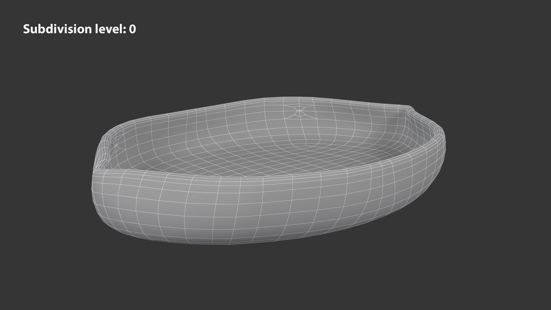 3D Model Boat Shaped Bowl - TurboSquid 1863255
