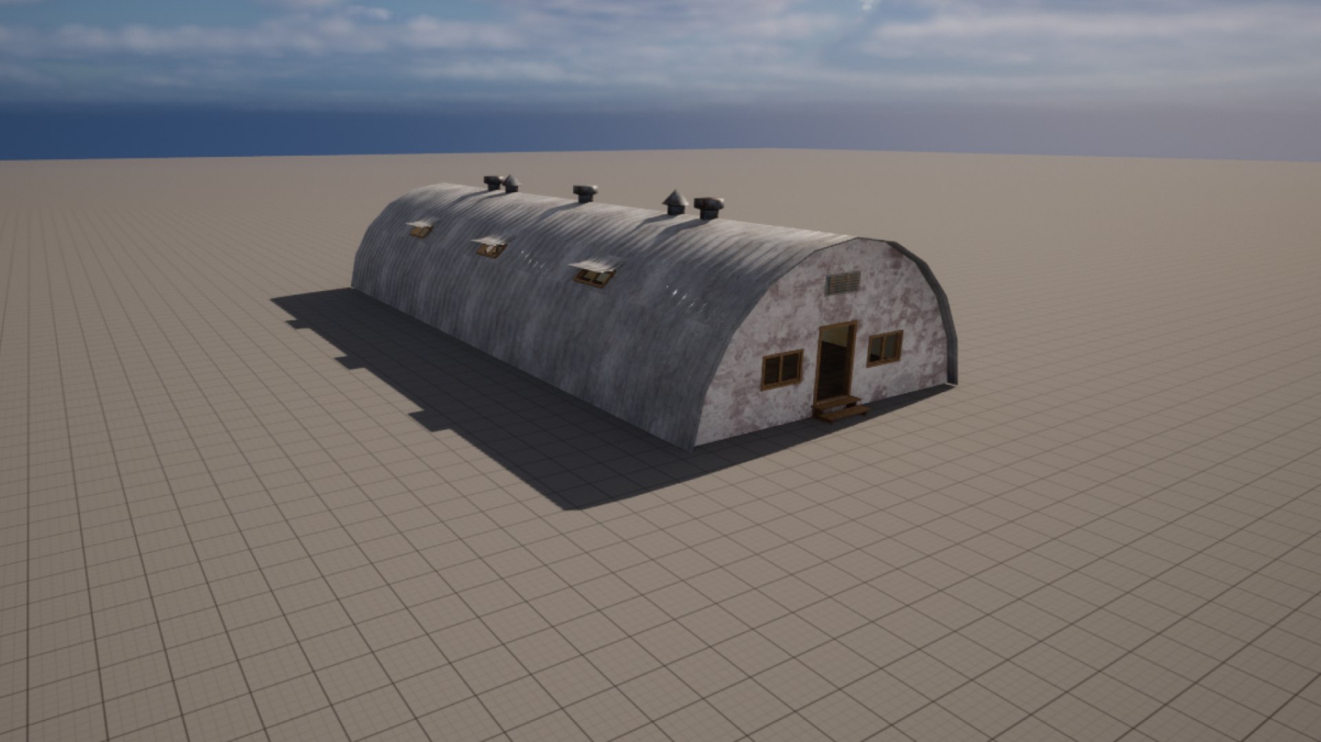 Old Barack WWII 3D Model - TurboSquid 2268033