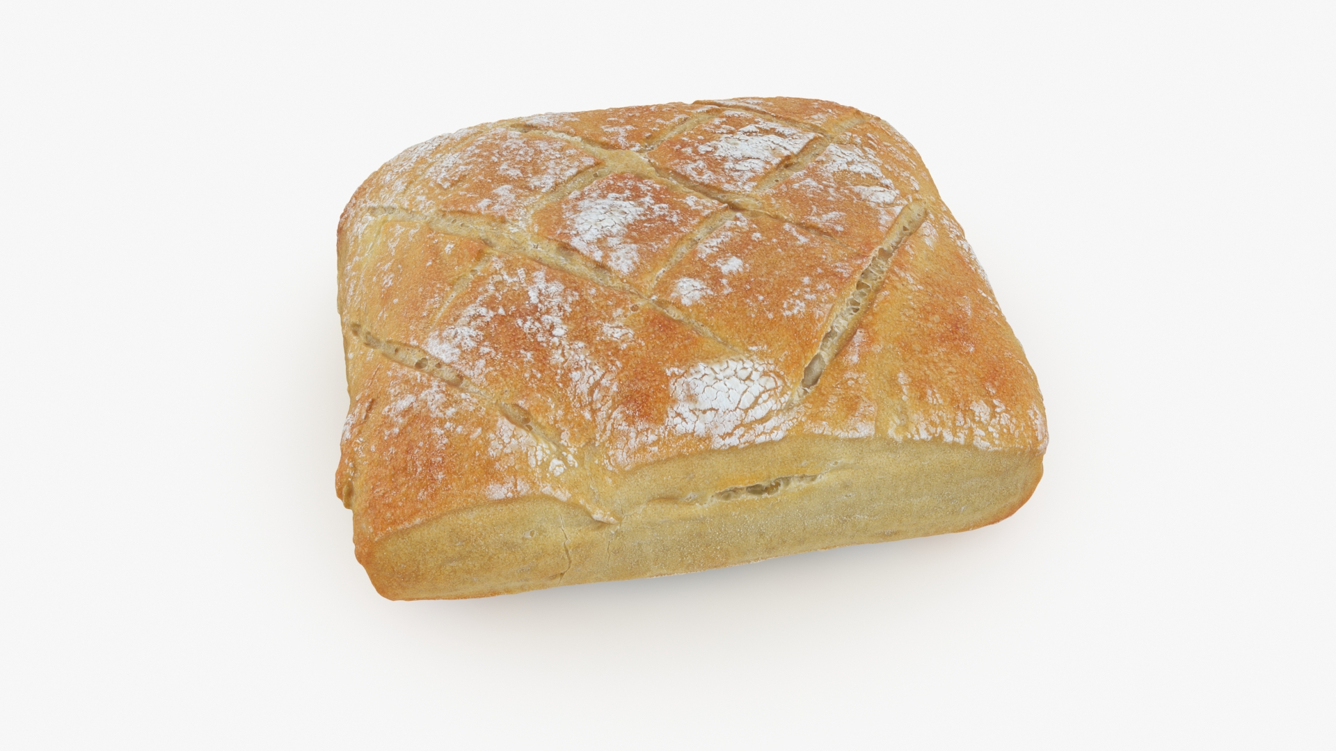 Bread Square 3D Model - TurboSquid 2317519