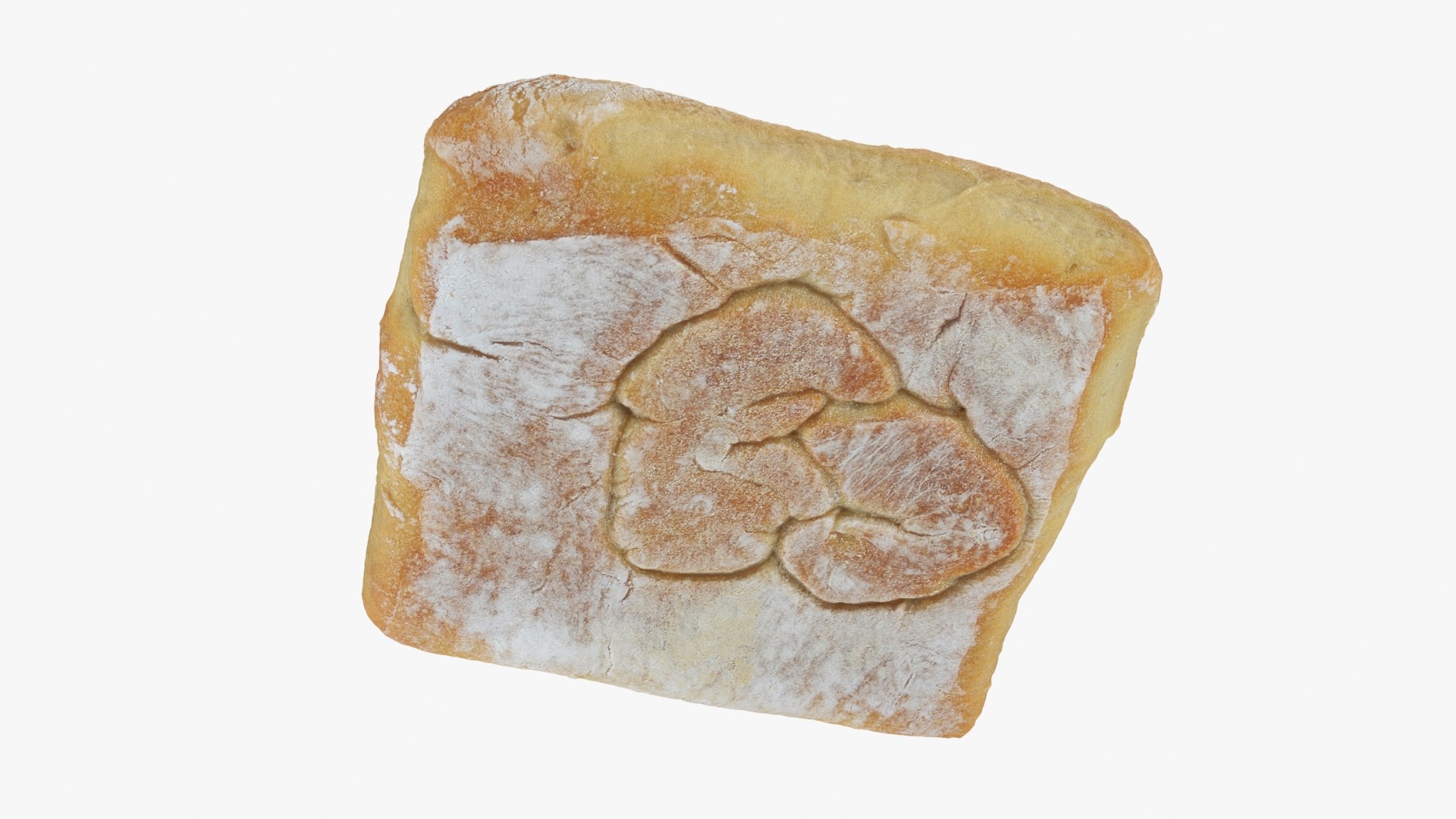 Bread Square 3D Model - TurboSquid 2317519
