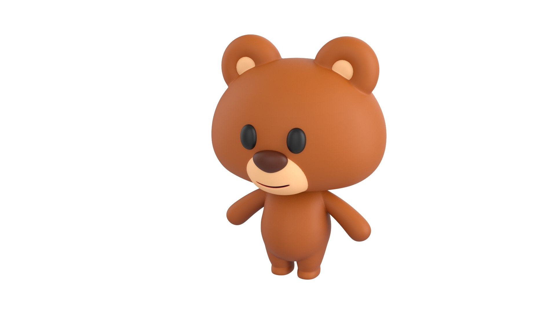 Rigged Bear Character 3D - TurboSquid 1650758
