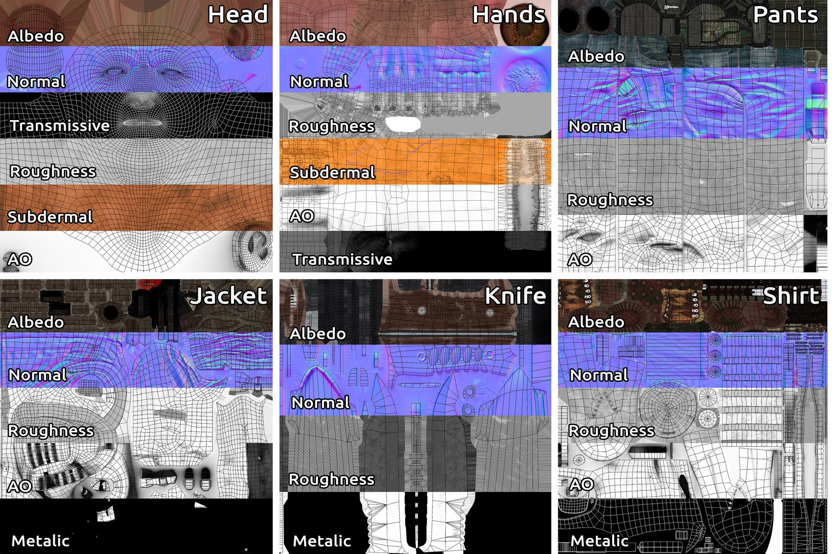 3D Model Archer Survivor Character Knife - TurboSquid 1355848