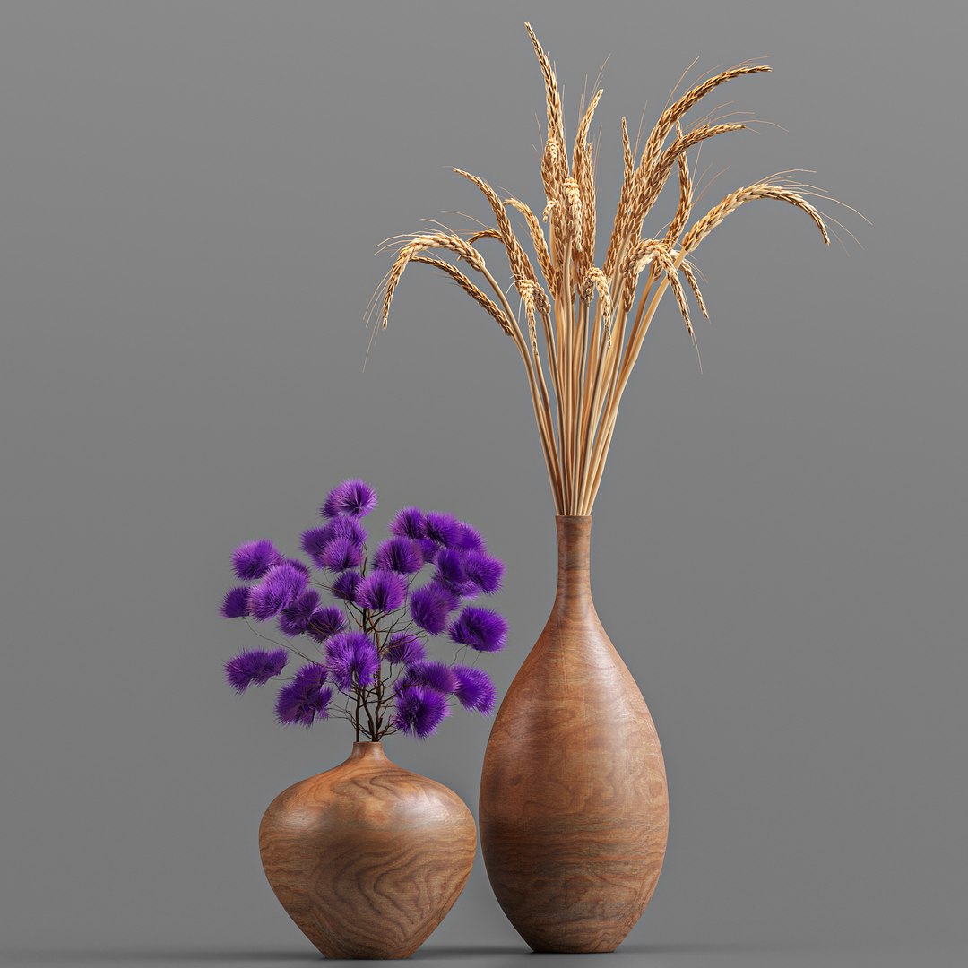 3D Dry Flower Set01 Model - TurboSquid 2028035