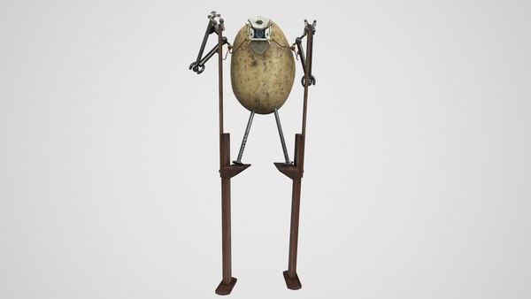 3D robot potato stilts model - TurboSquid 1470962