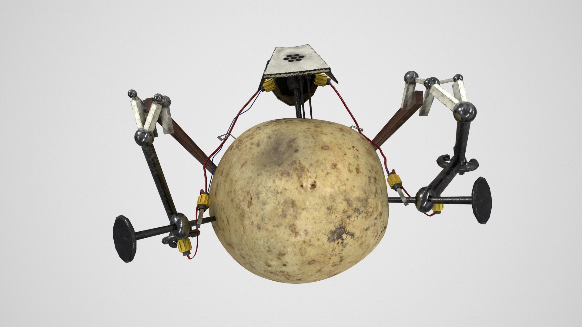 3D Robot Potato Stilts Model - TurboSquid 1470962