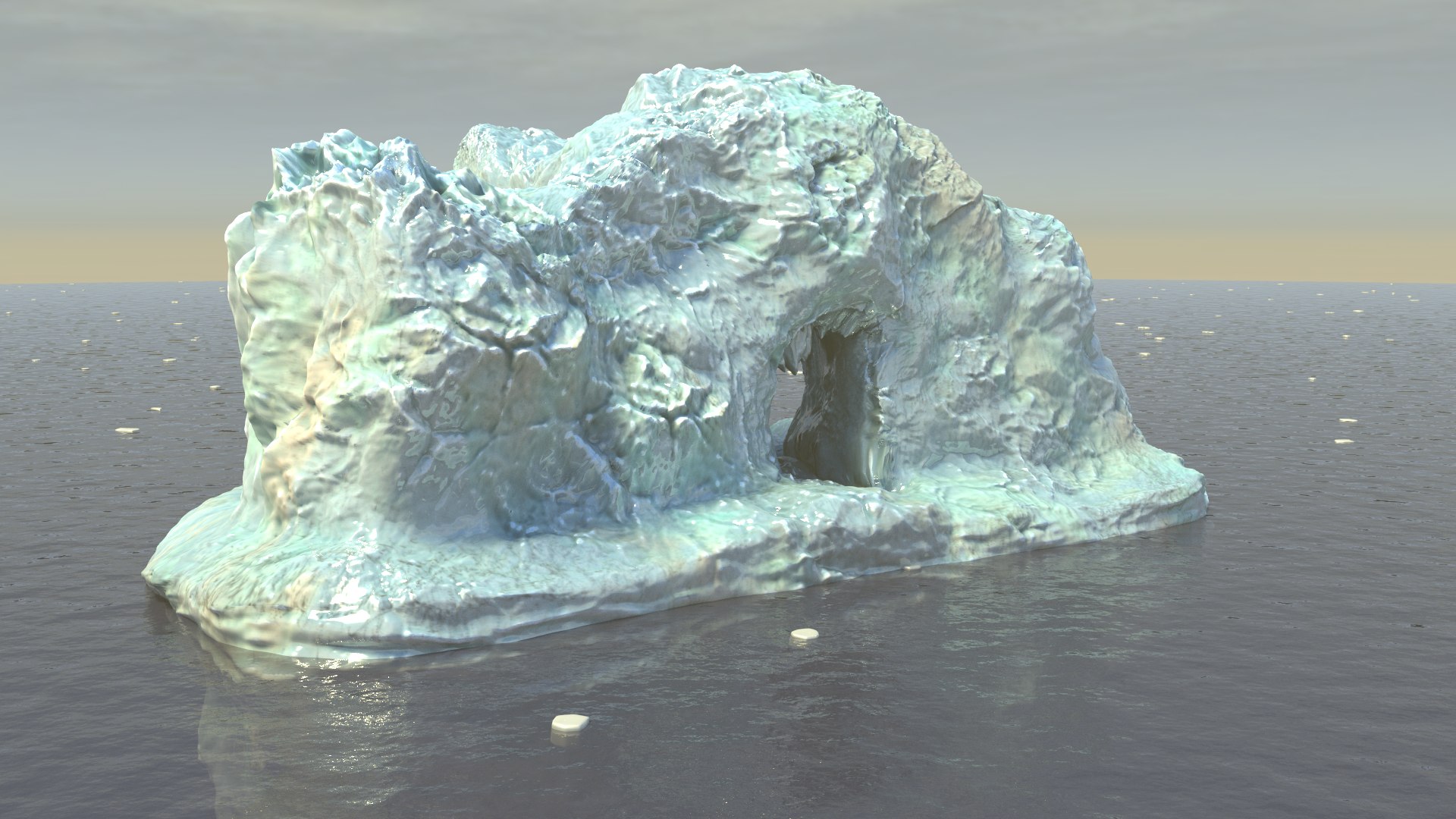 Iceberg Ice Berg 3d Model