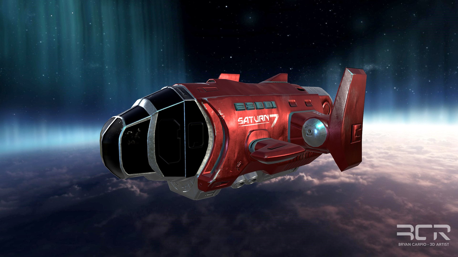 Spacecraft space - model - TurboSquid 1706411