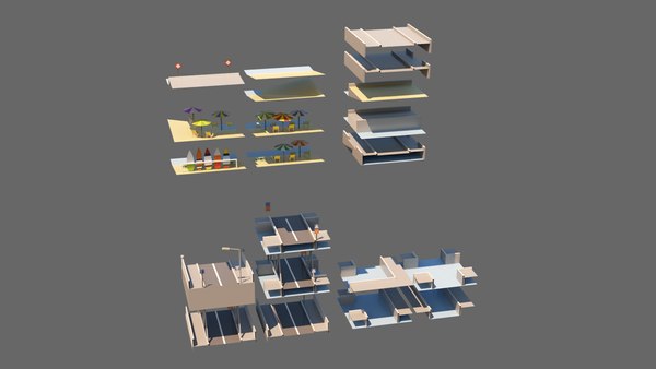 modelo 3d ciudad low poly Brooklyn - TurboSquid 1827979