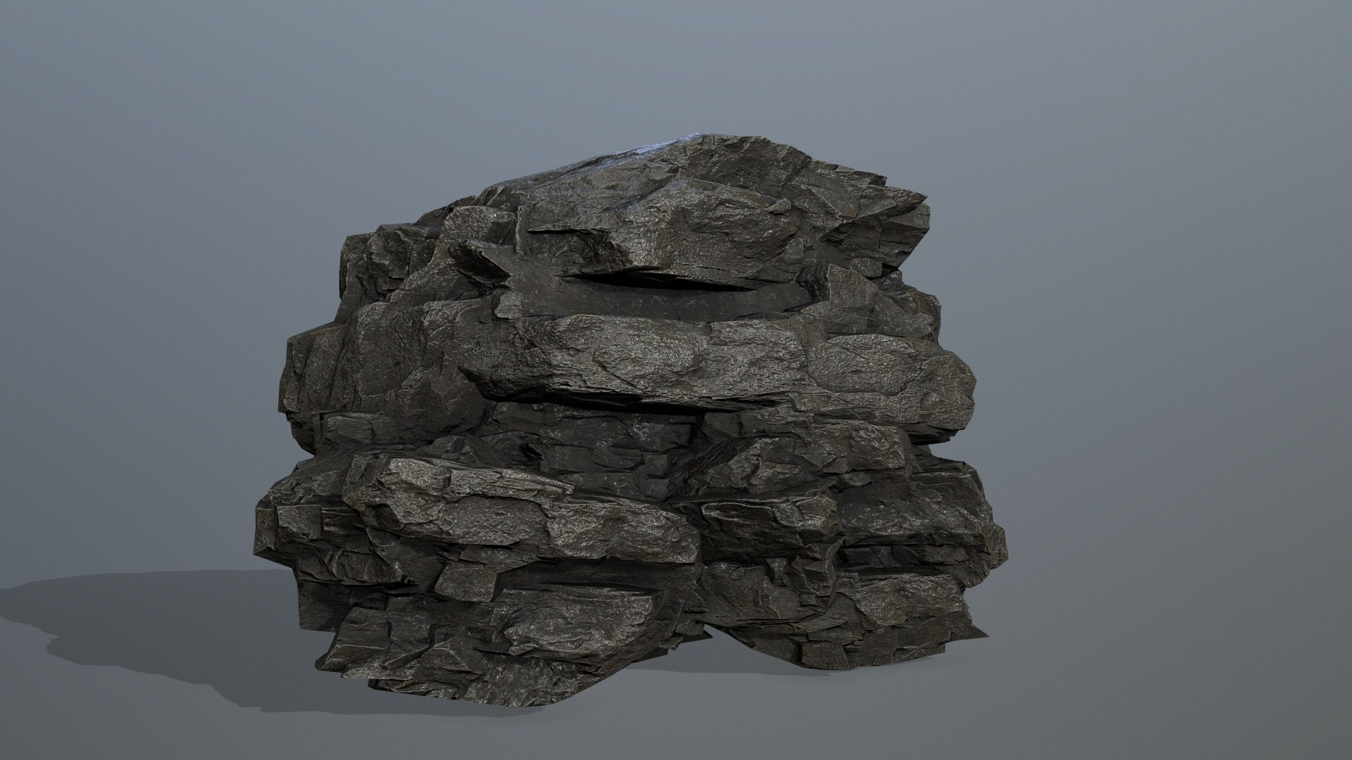 Rock Cliff 3D Model - TurboSquid 1412926