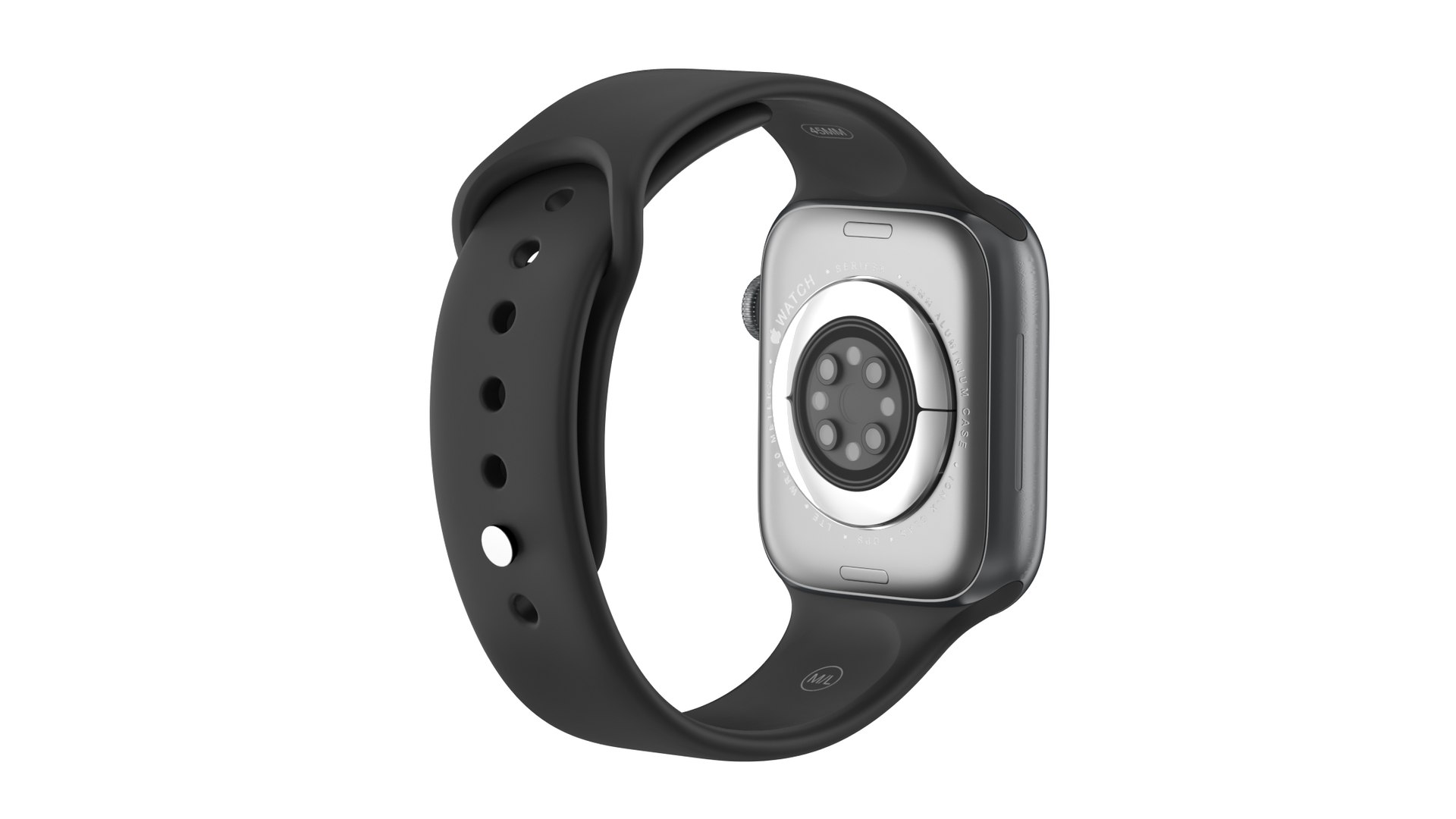3D Model Apple Watch Series 8 Black - TurboSquid 2080688