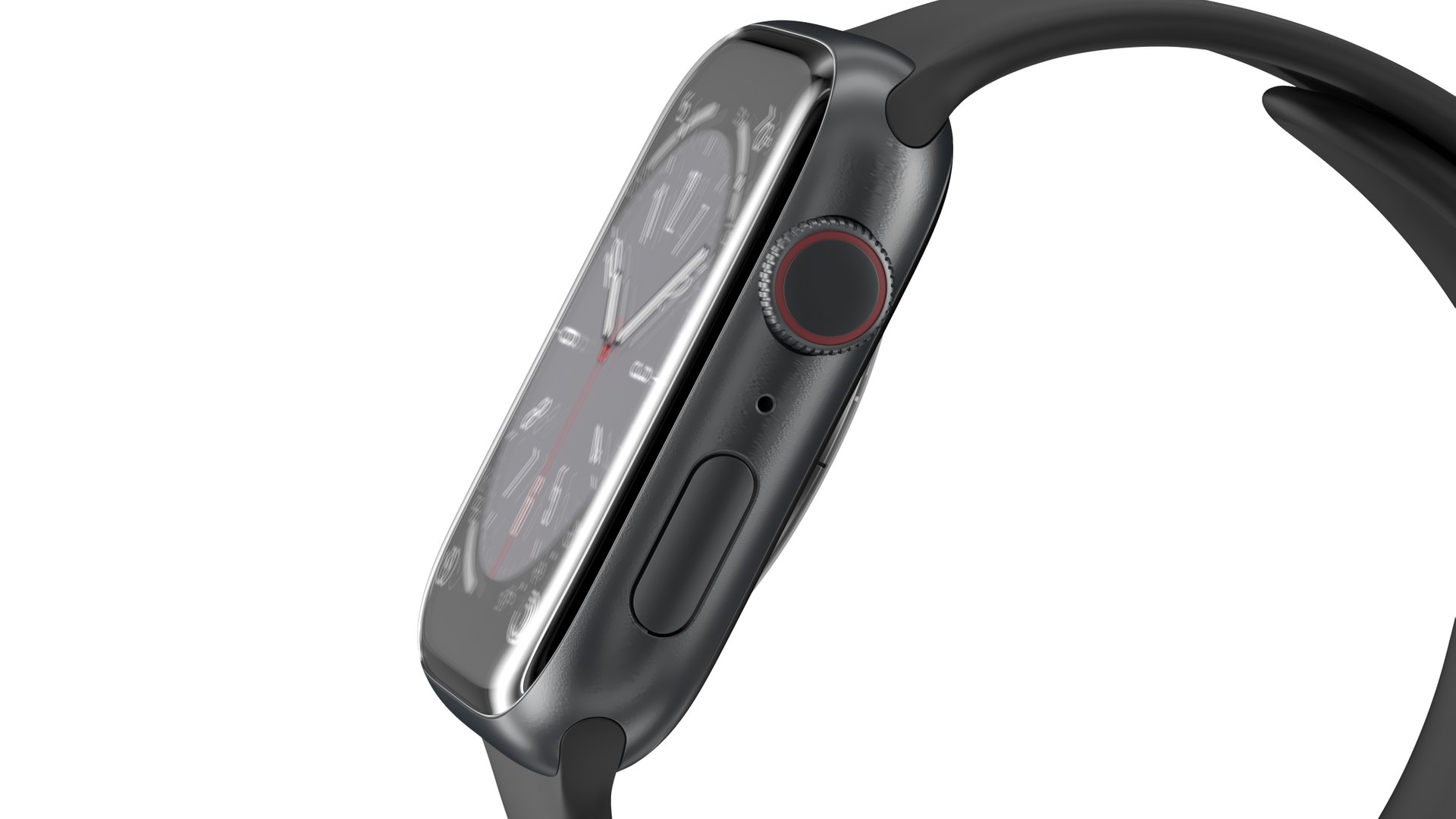 3D Model Apple Watch Series 8 Black - TurboSquid 2080688