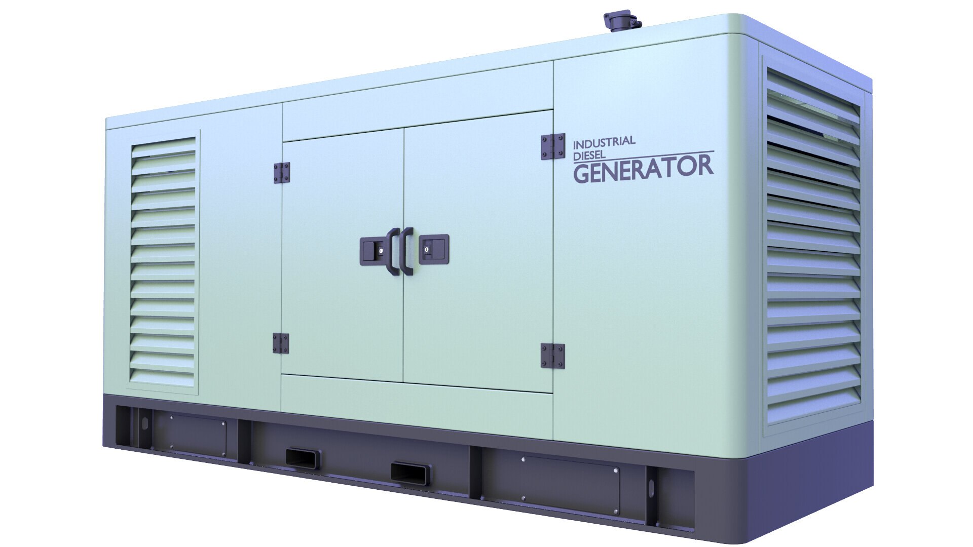 3D Emergency Outside Power Diesel Generator 13 Model - TurboSquid 1980028