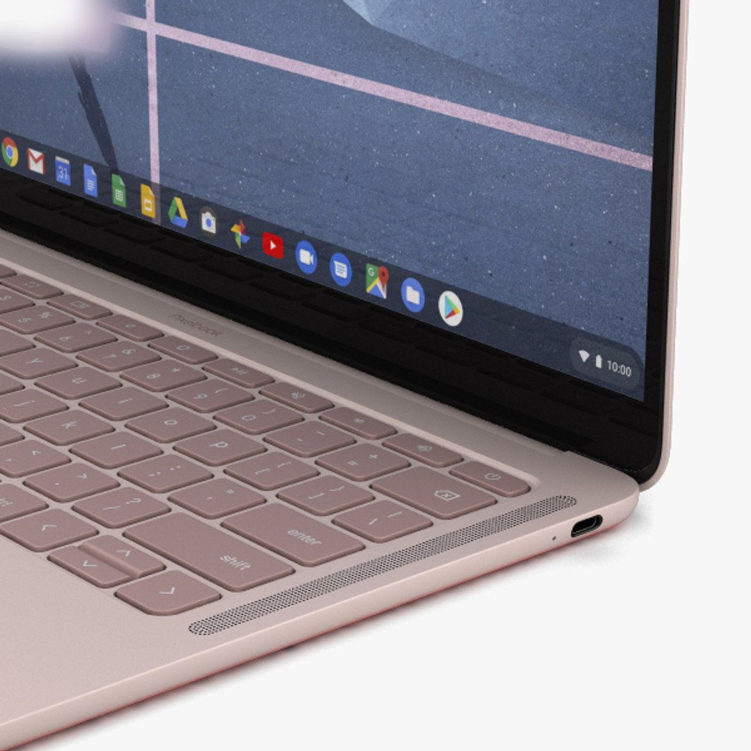 Google pixelbook pink 3D model - TurboSquid 1542162