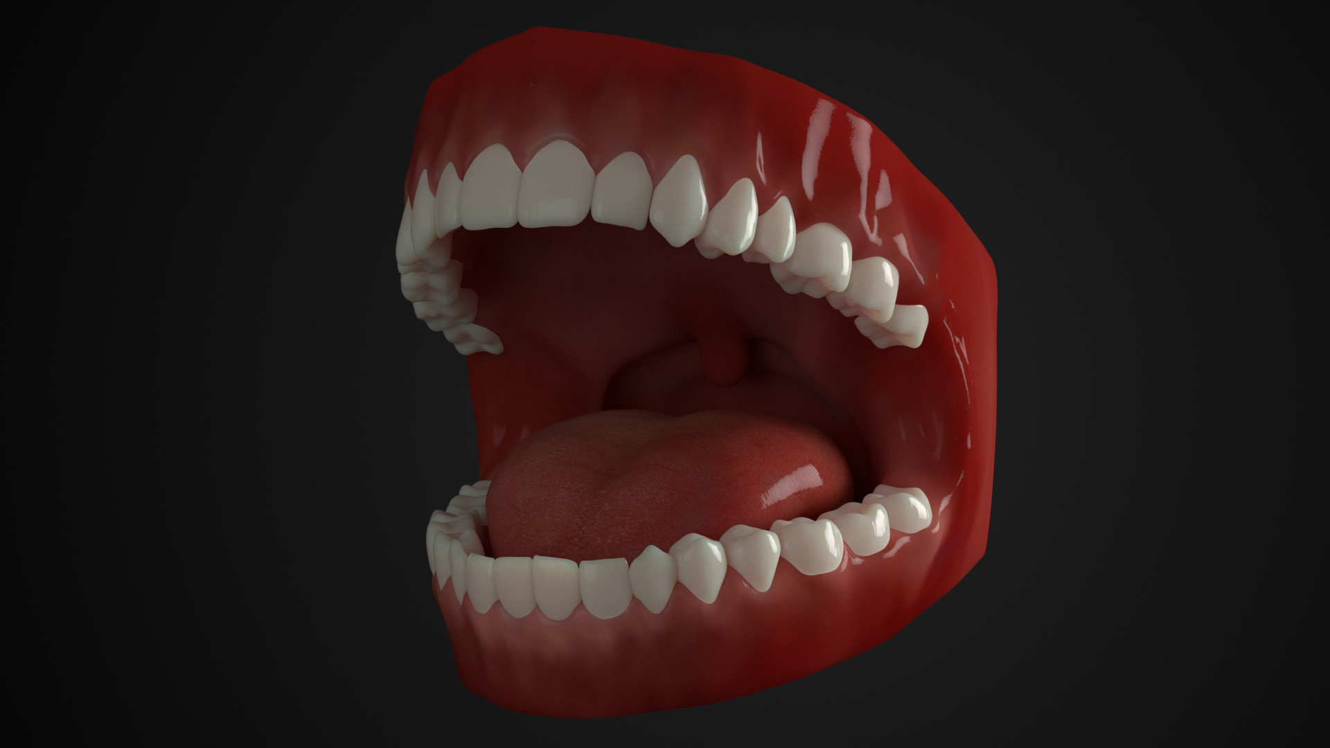 3D Mouth Animated V2 Vray - TurboSquid 1830751