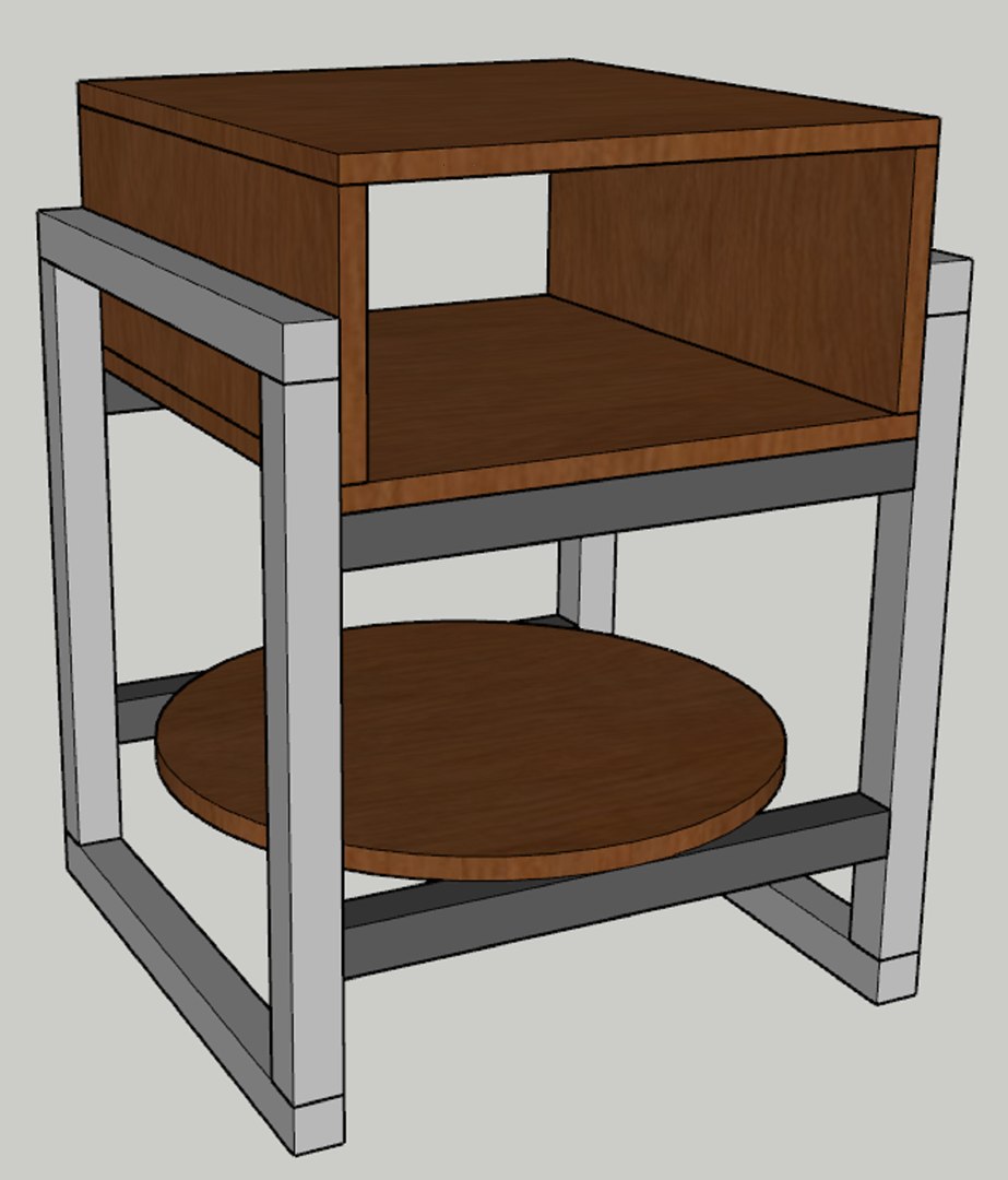 Bedside Table 3D Model - TurboSquid 2125027