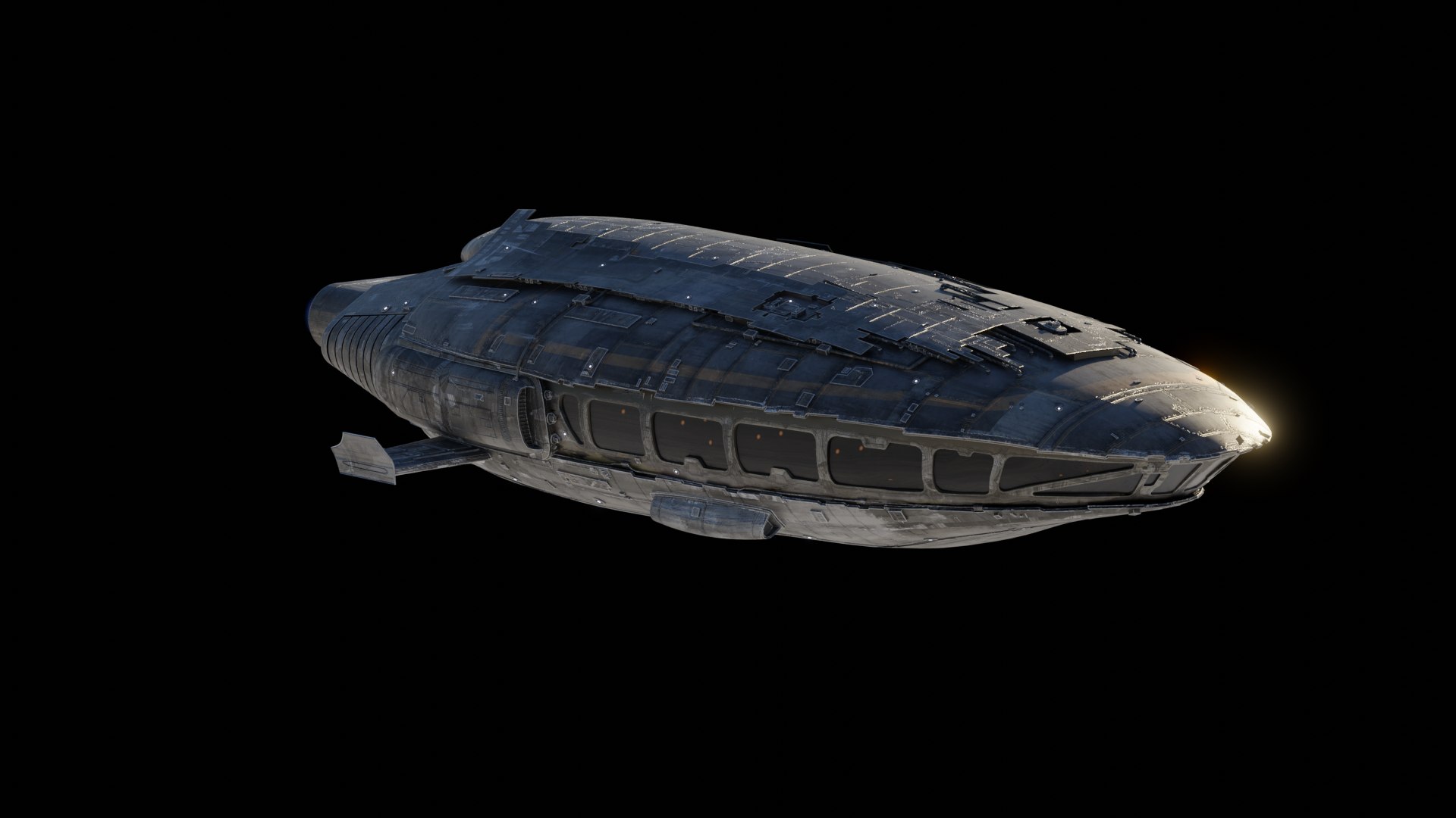modelo 3d Cargador orbital U-55 de Star Wars - TurboSquid 2135246