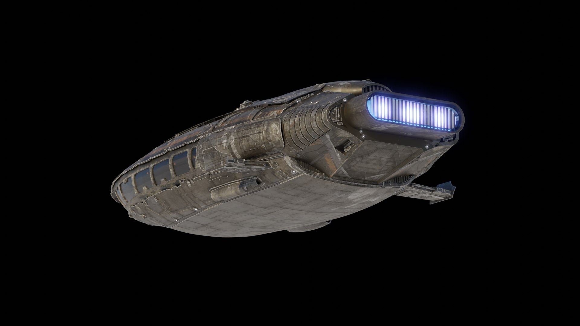 Star Wars U-55 Orbital Loadlifter 3D Model - TurboSquid 2135246