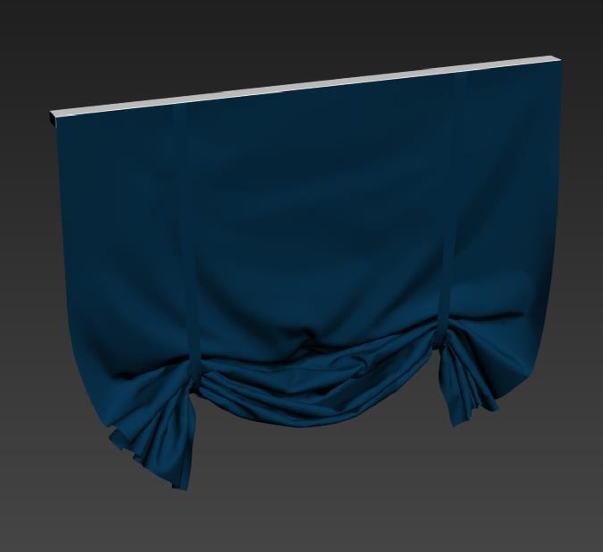 Roman Shade 3d Model