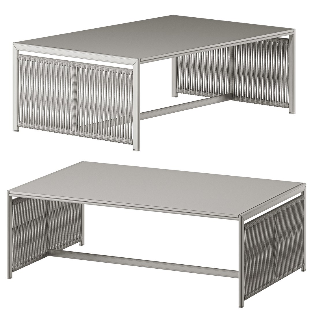 3D Model Sette Garden Pixel Coffee Table - TurboSquid 2188026