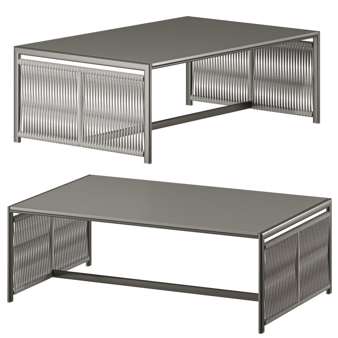 3D Model Sette Garden Pixel Coffee Table - TurboSquid 2188026