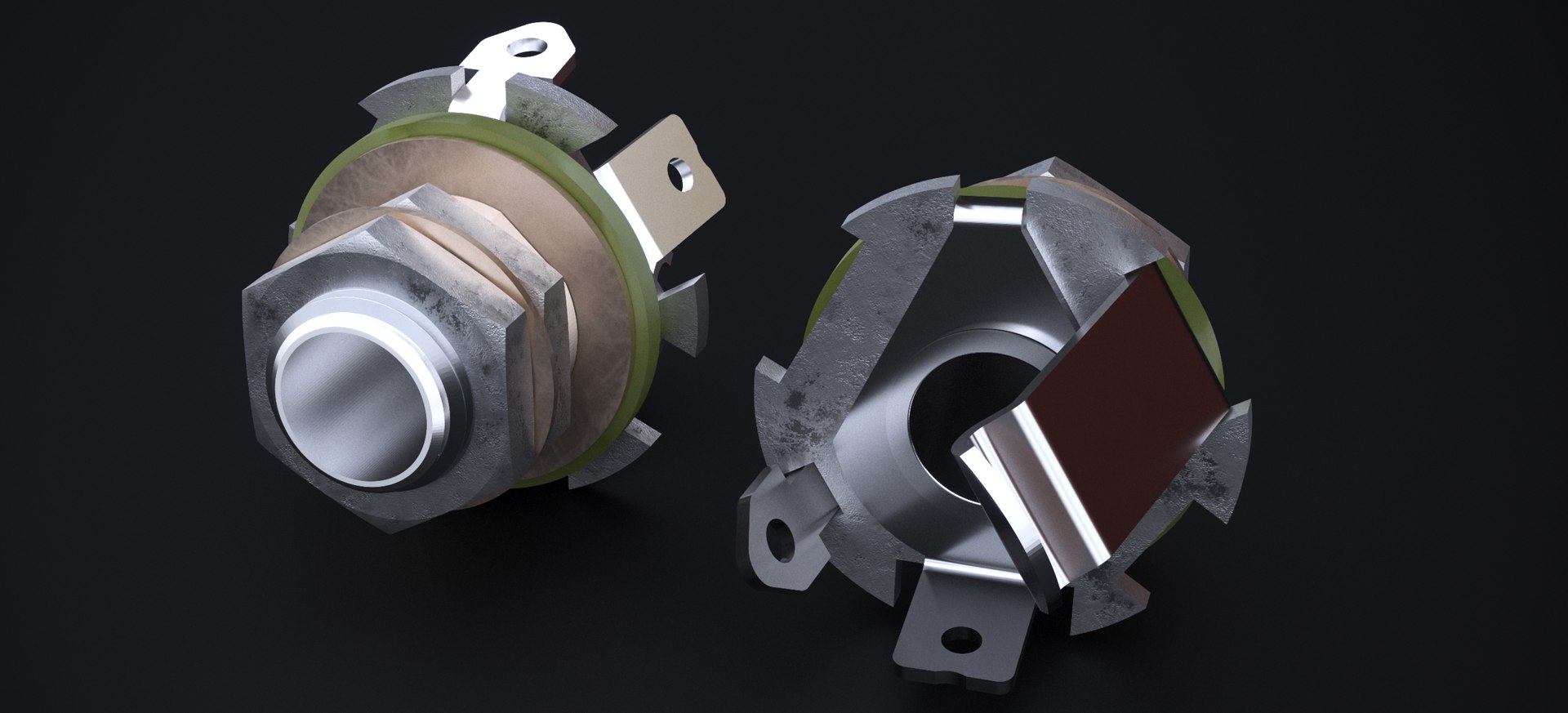 ELECTRONIC MONO INPUT JACK 6-5 MM 3D Model - TurboSquid 2262748