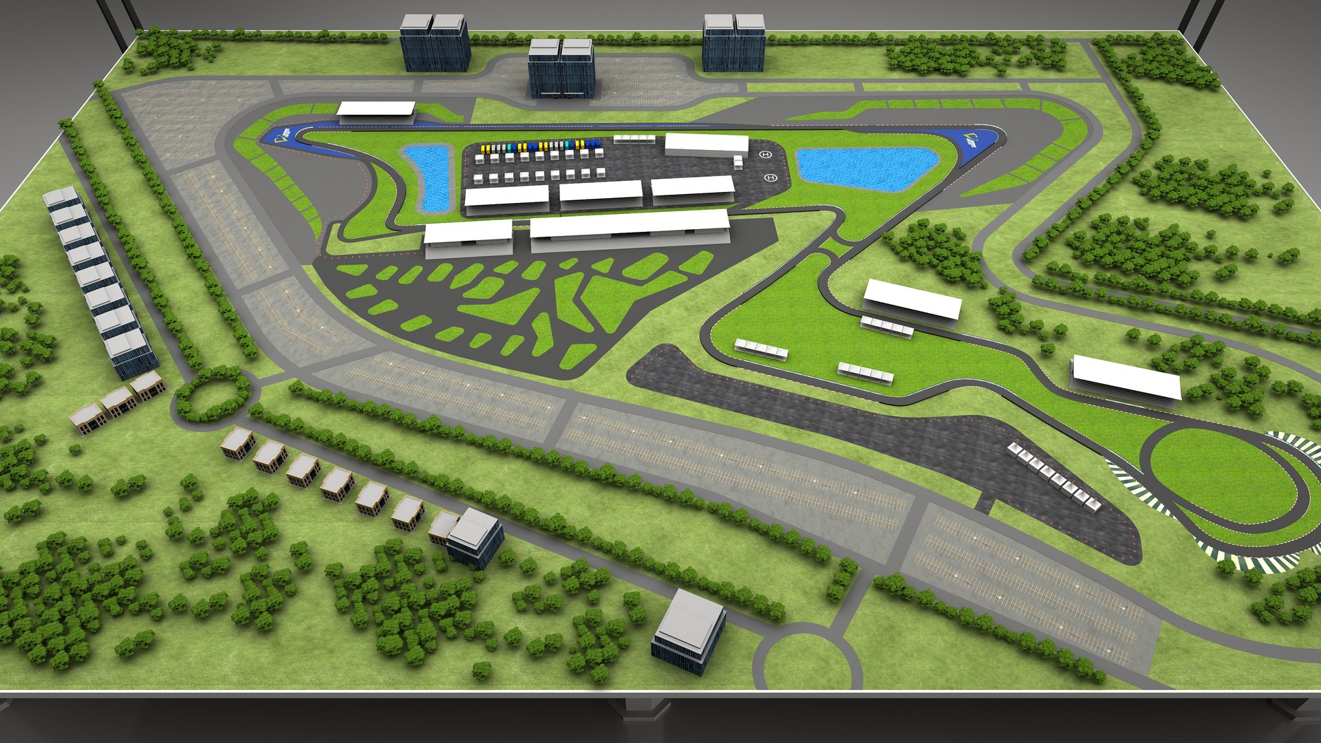 3D Buddh International Circuit India Race Track - TurboSquid 2165779