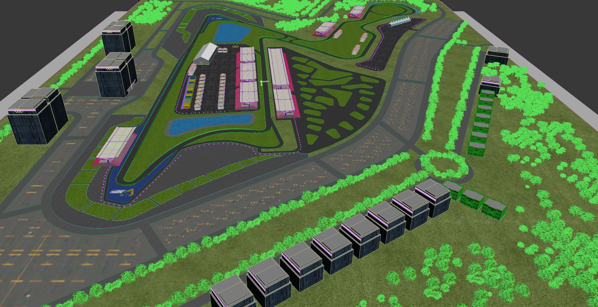 3D Buddh International Circuit India Race Track - TurboSquid 2165779