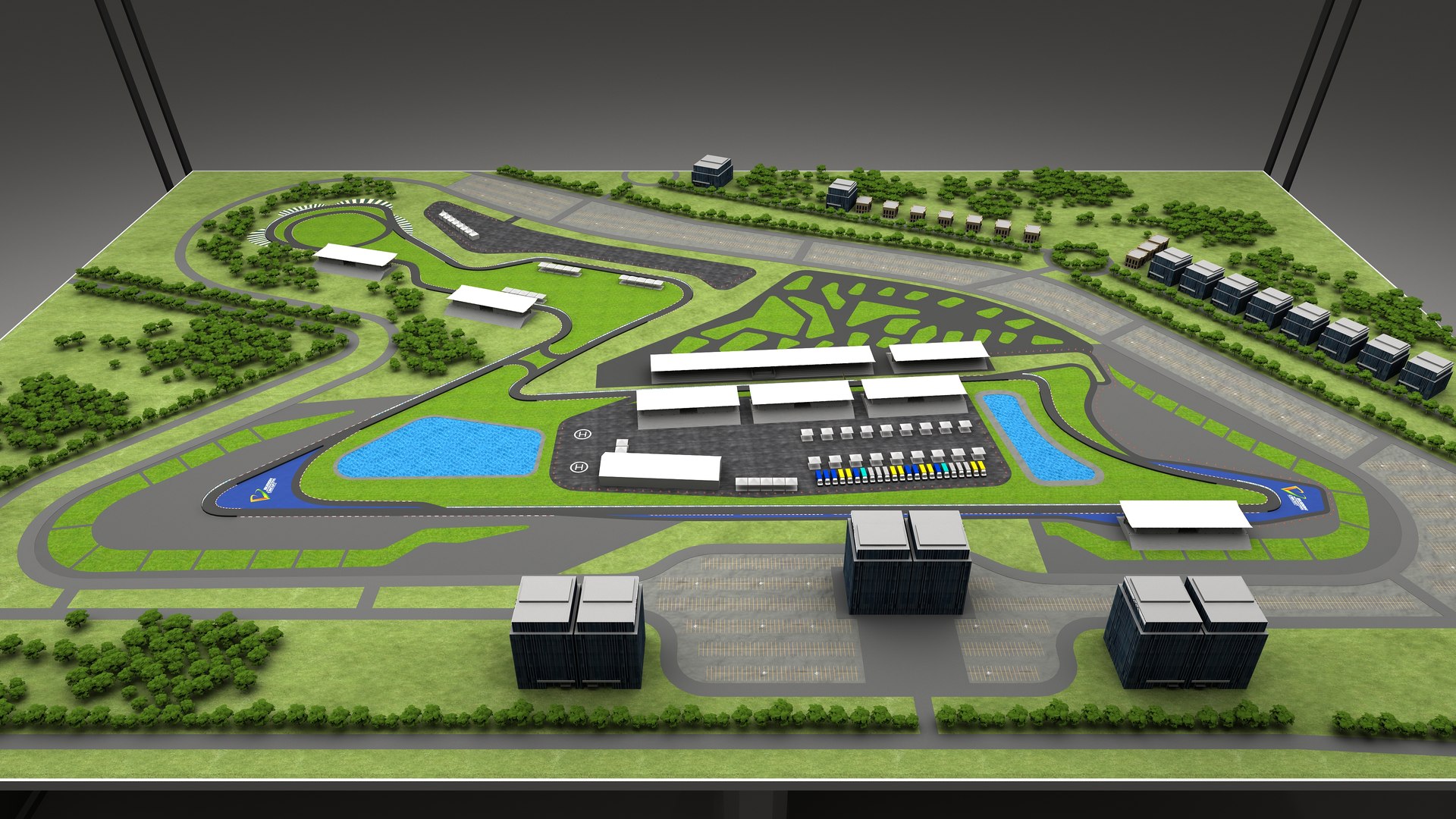 3D Buddh International Circuit India Race Track - TurboSquid 2165779