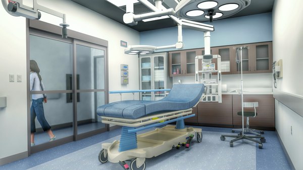 icu intensive care unit 3d 3ds