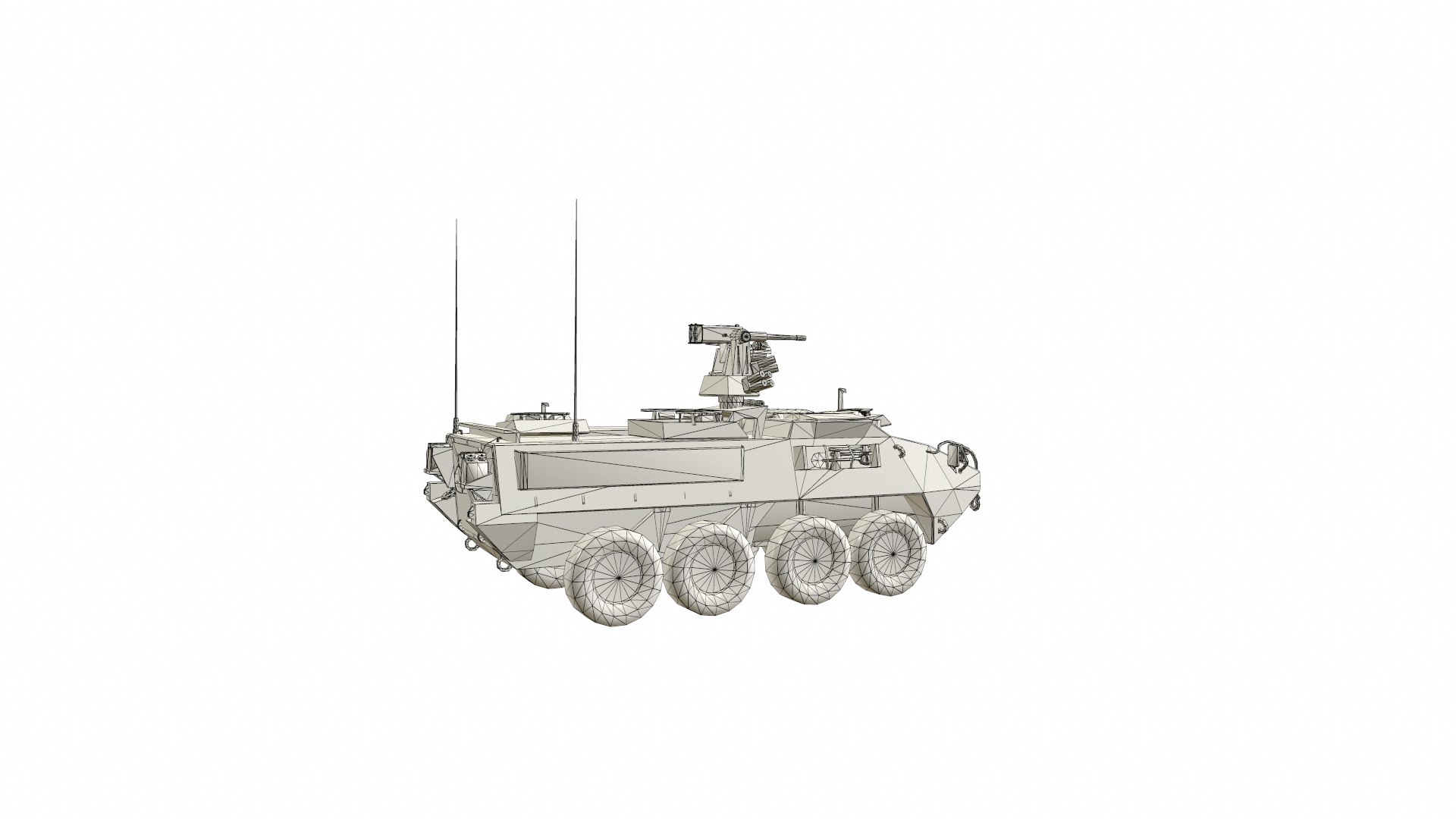 Stryker Icv Vehicle Infantry 3D - TurboSquid 1507757