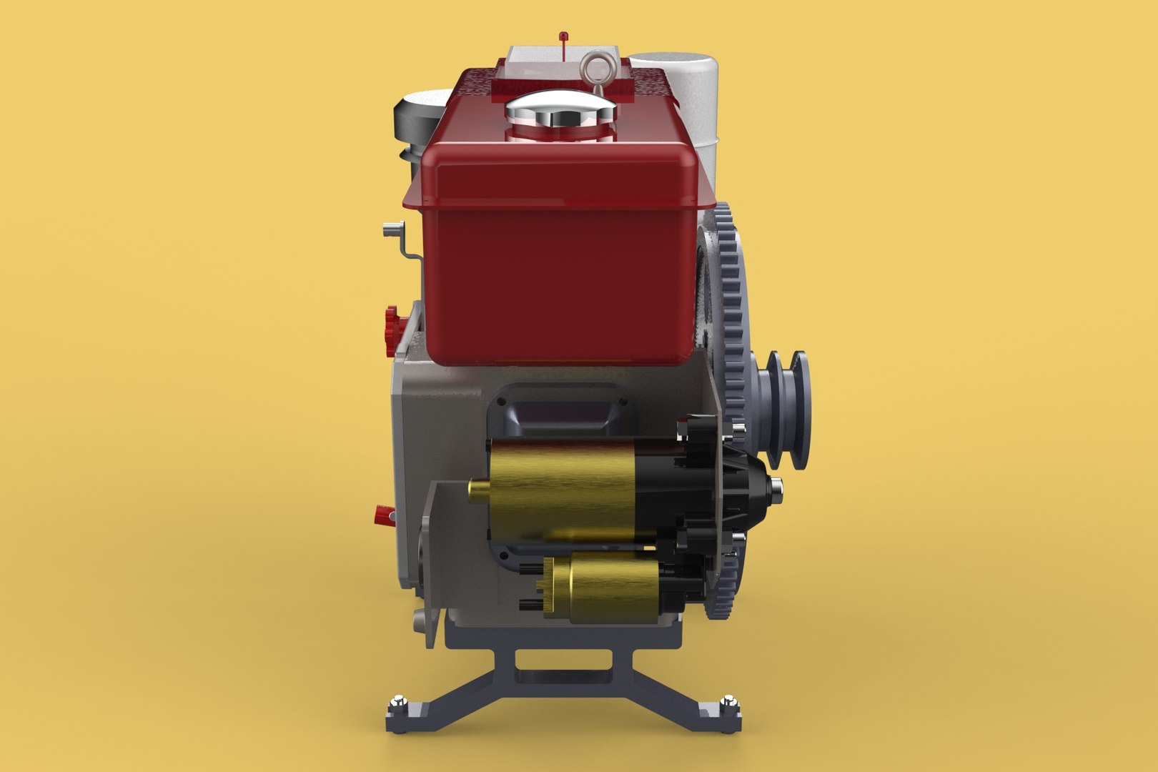 3D DIESEL ENGINE MACHINE - TurboSquid 2154196