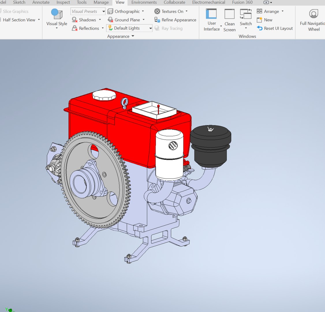 3D DIESEL ENGINE MACHINE - TurboSquid 2154196