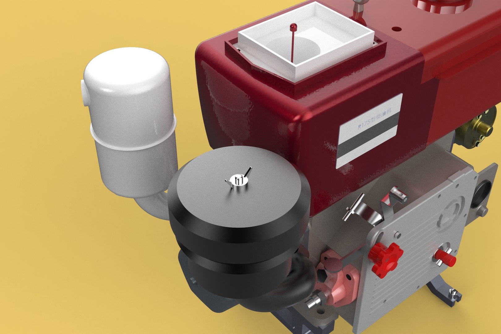 3D DIESEL ENGINE MACHINE - TurboSquid 2154196