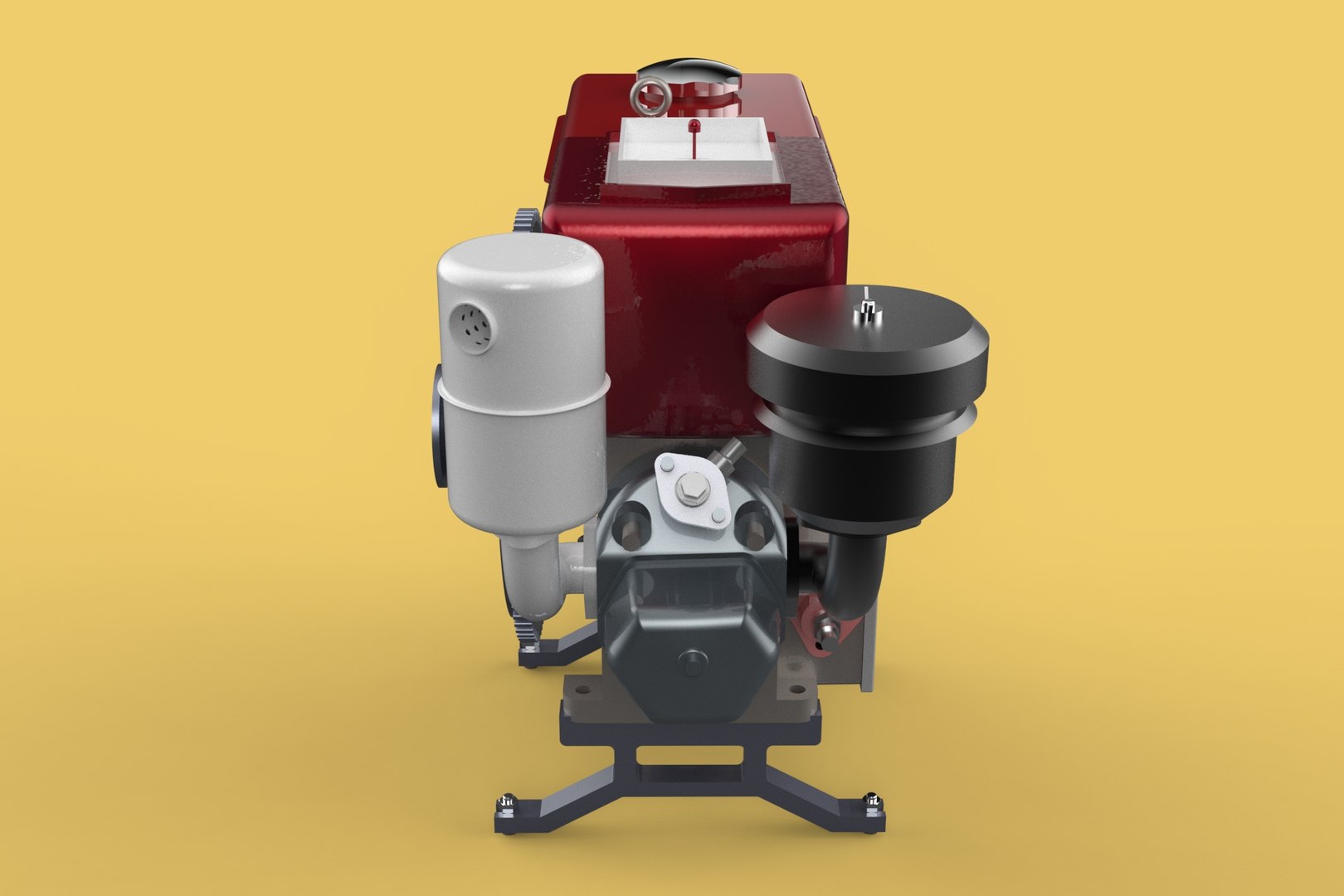 3D DIESEL ENGINE MACHINE - TurboSquid 2154196