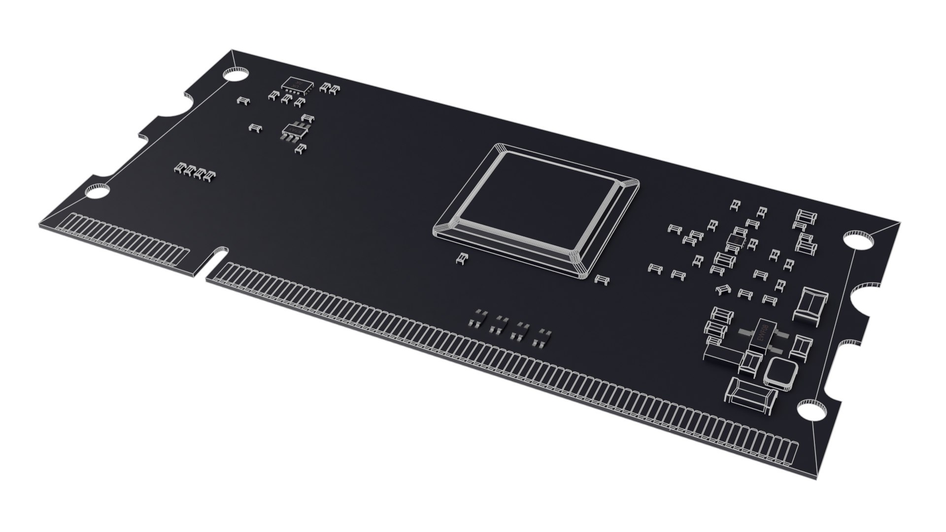 Raspberry Pi Cm3 Model - TurboSquid 1797626