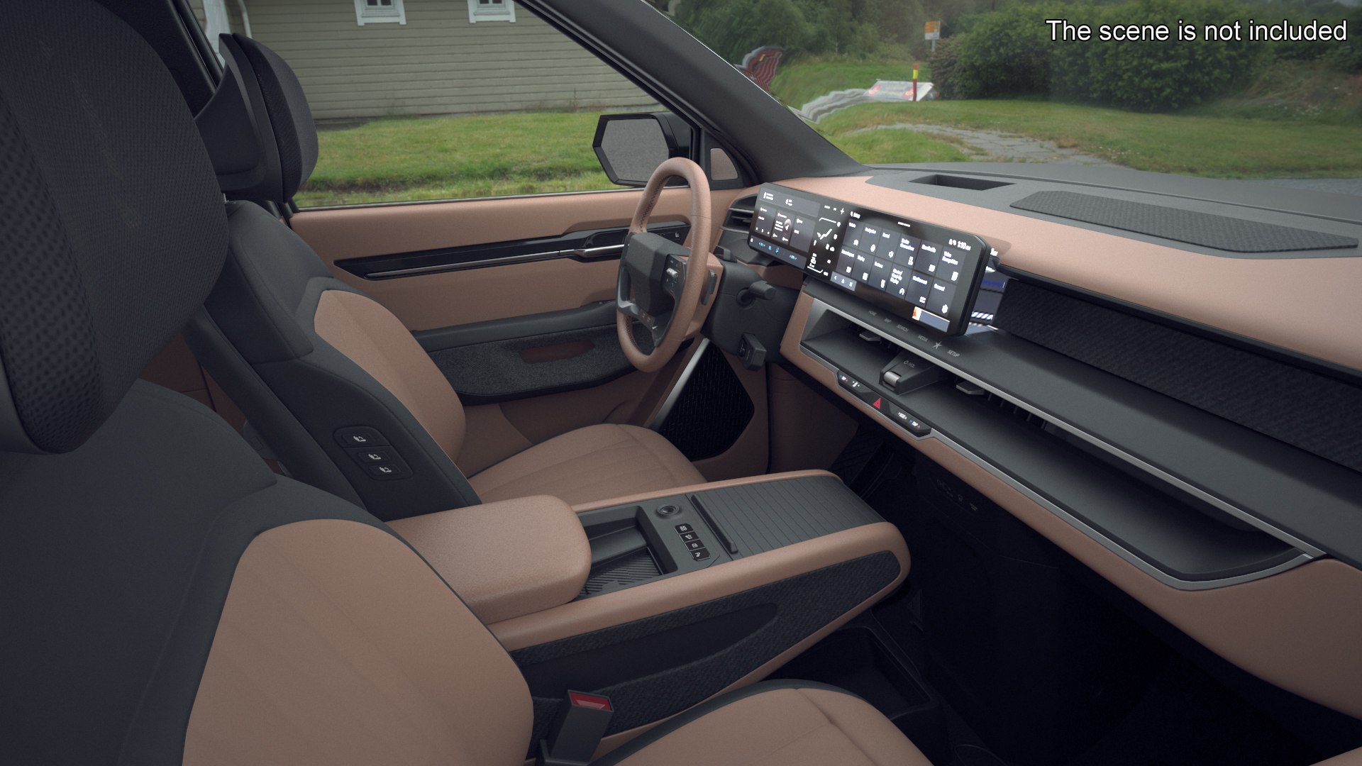 Vehicle Seats Row Interior Design 3D - TurboSquid 2343133