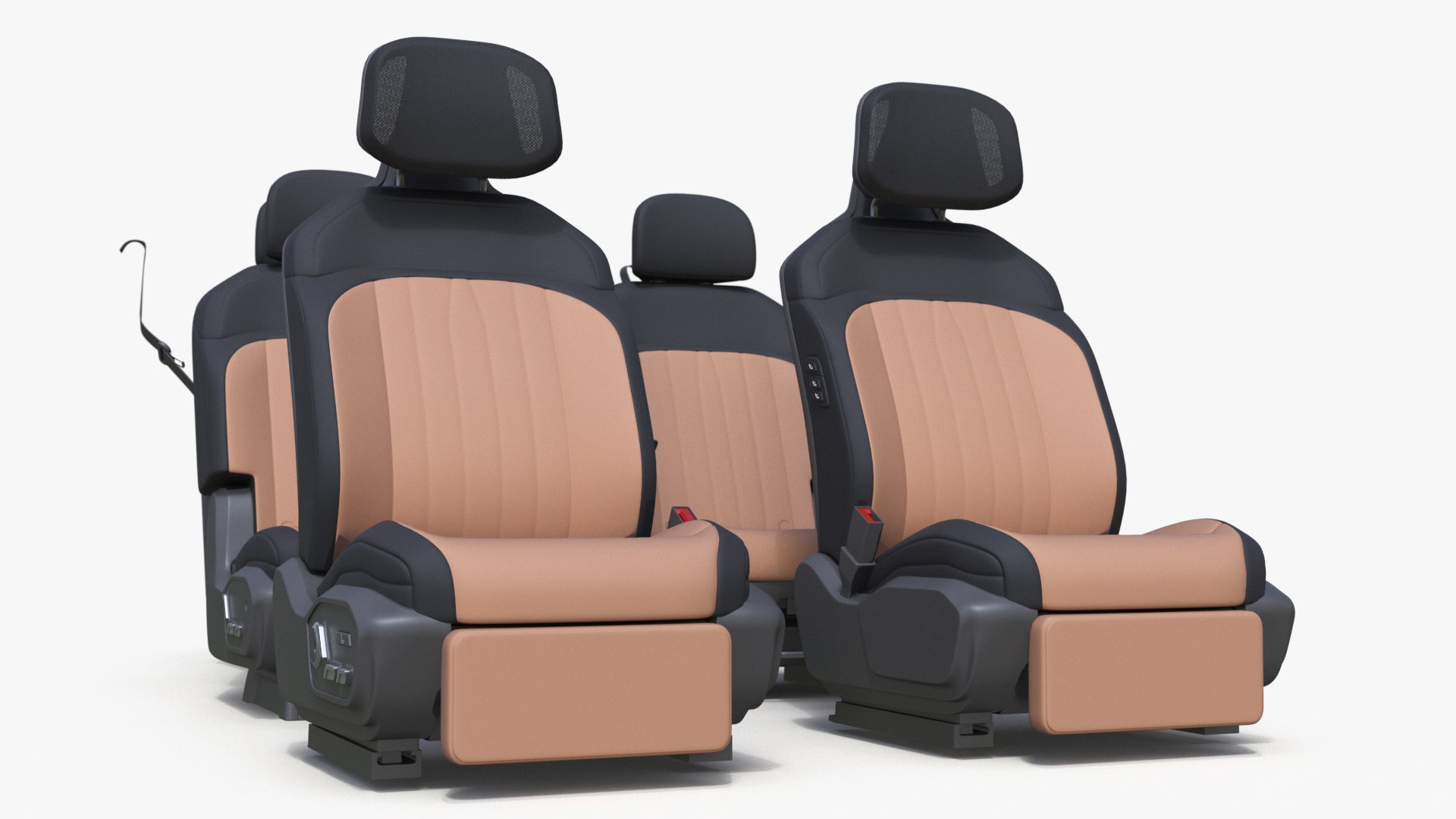 Vehicle Seats Row Interior Design 3D - TurboSquid 2343133