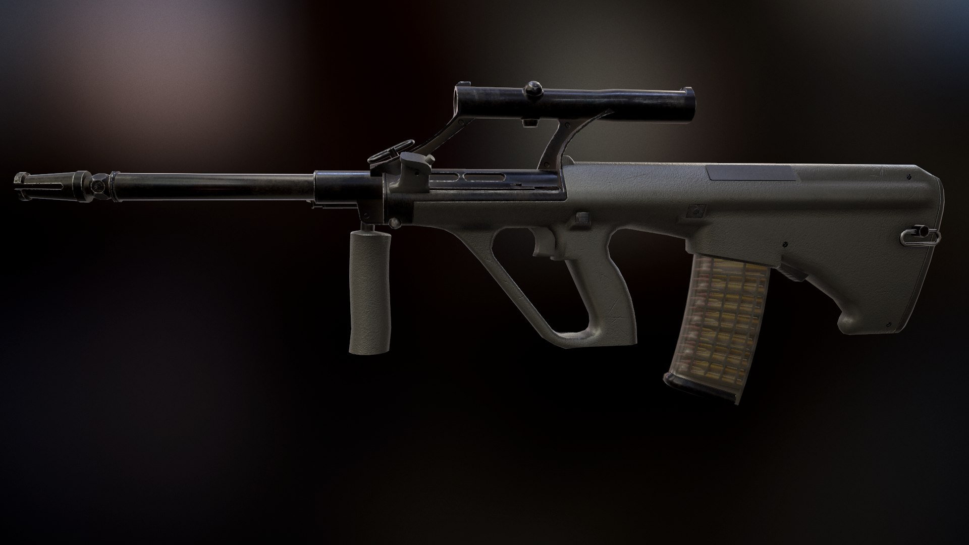 3D Steyr Aug - TurboSquid 1334497