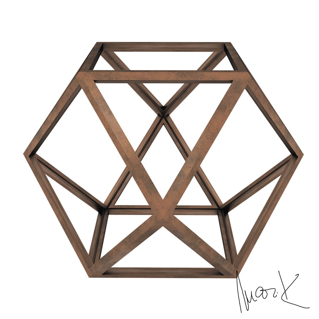 3D Hexaedron Leonardo Model - TurboSquid 1246419