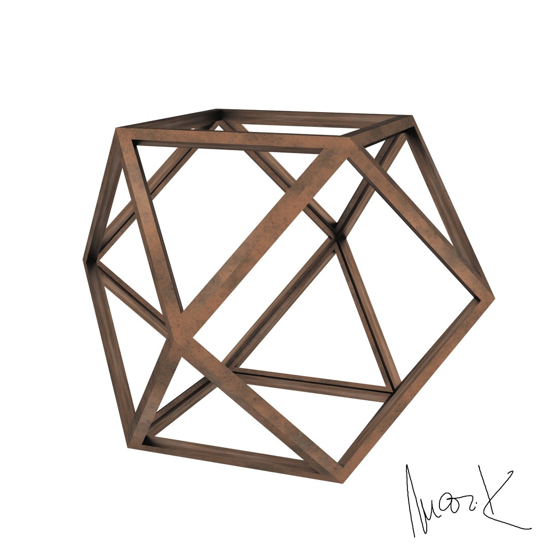 3D Hexaedron Leonardo Model - TurboSquid 1246419